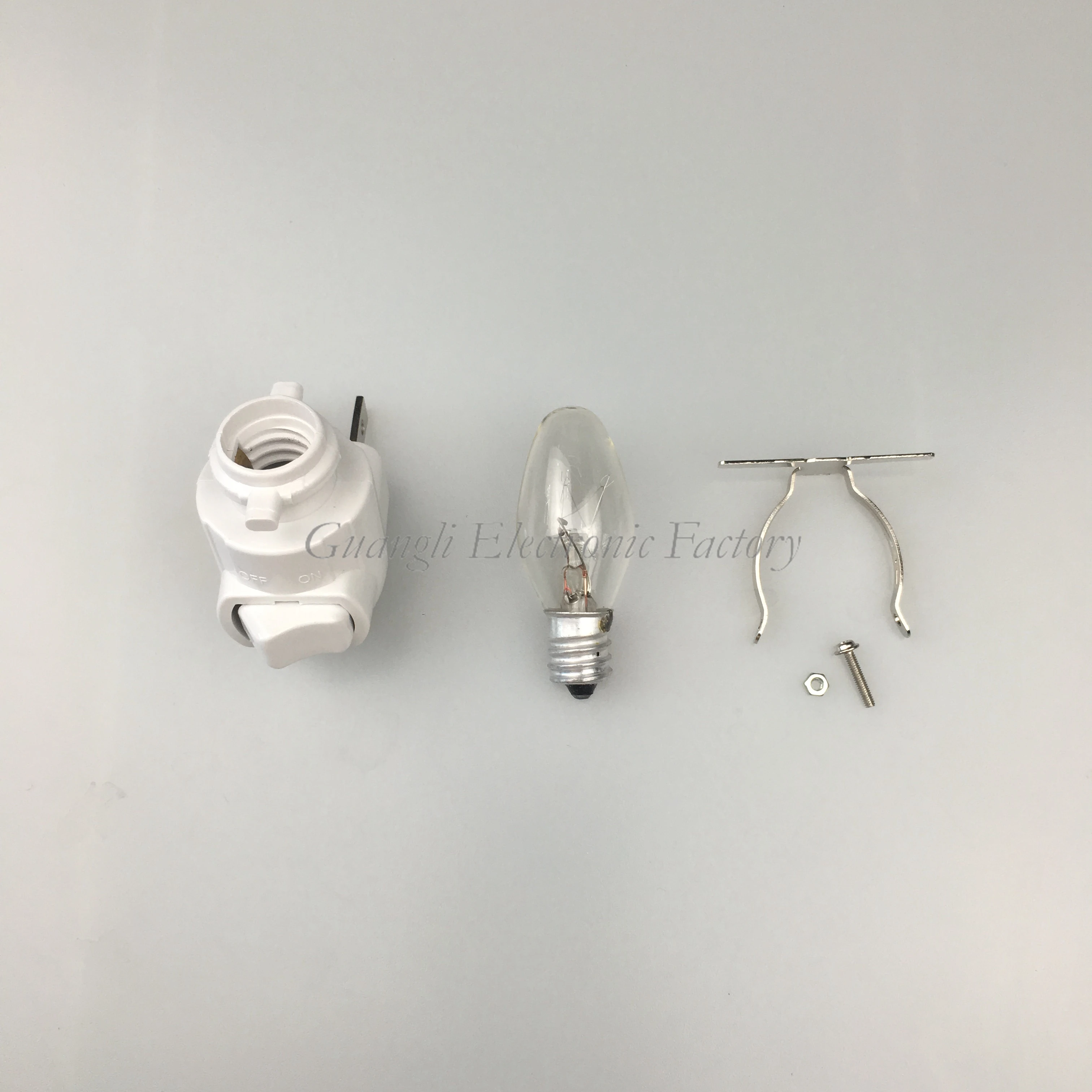 Pc Material Etl Usa Lamp Base Night Light Socket E12 Caliber Plug Lamp ...