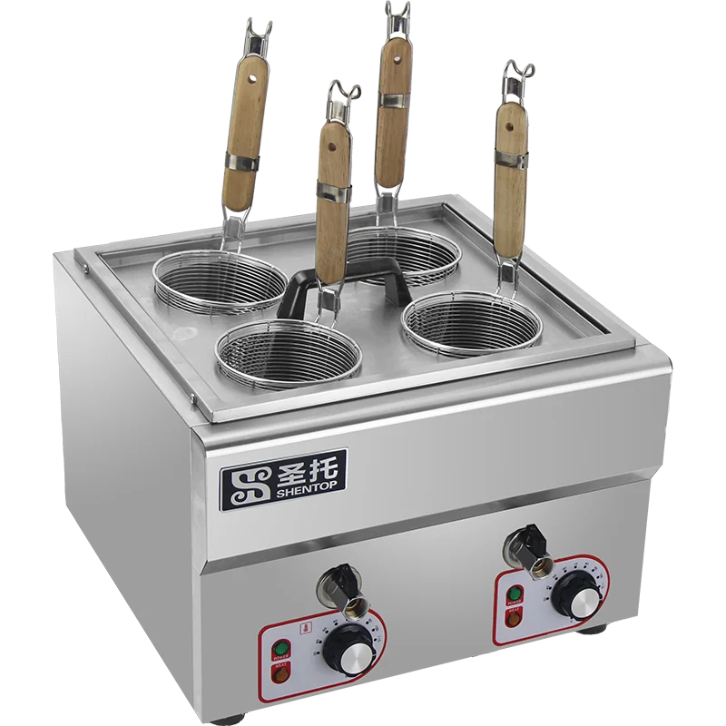 4 Or 6 Heads Noodle Cooker Commercial Multi-function Noodle Boiler ...