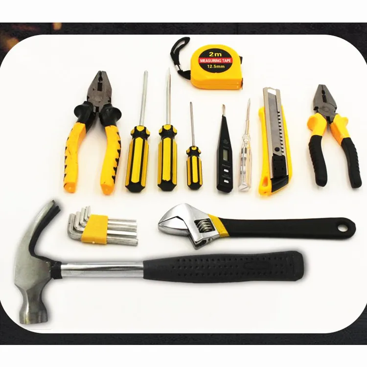 13 Piece Household Multifunctional Portable Toolbox Electrician Tool ...