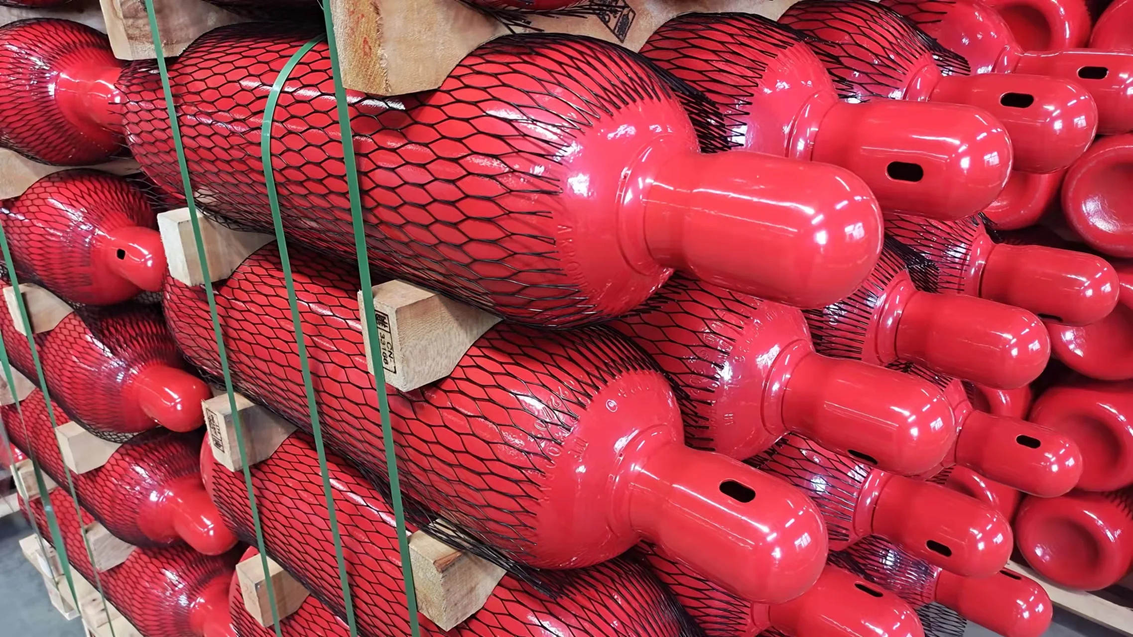 Iso9809-1 Fire Fighting Co2 Gas Cylinder 150 Bar Co2 Gas Tanks 45kg ...