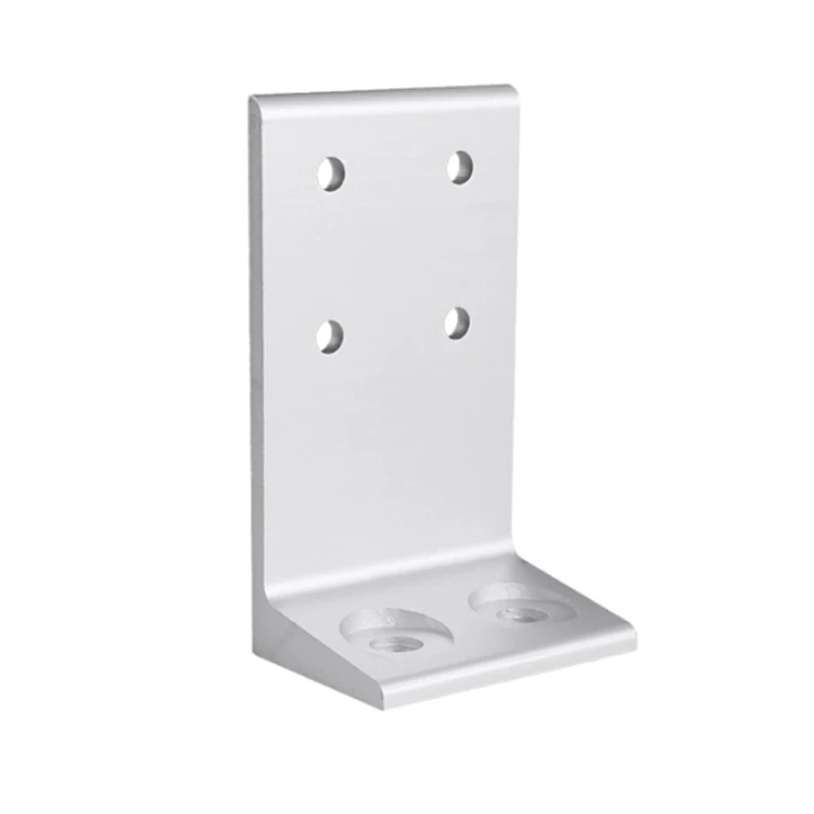 Aluminium Hardware Aluminum Floor Support Bracket L Shape Mount Base ...