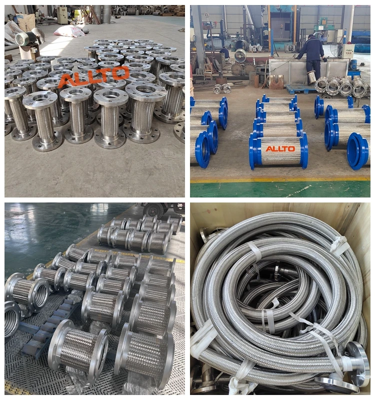 Corrugated Bellow Flange Connection Expansion Joint Braided Flexible ...