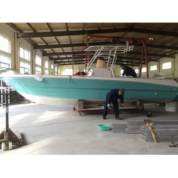 8.5m New Ice Blue Fiberglass Fishing Boat With Ce Certification - Buy ...