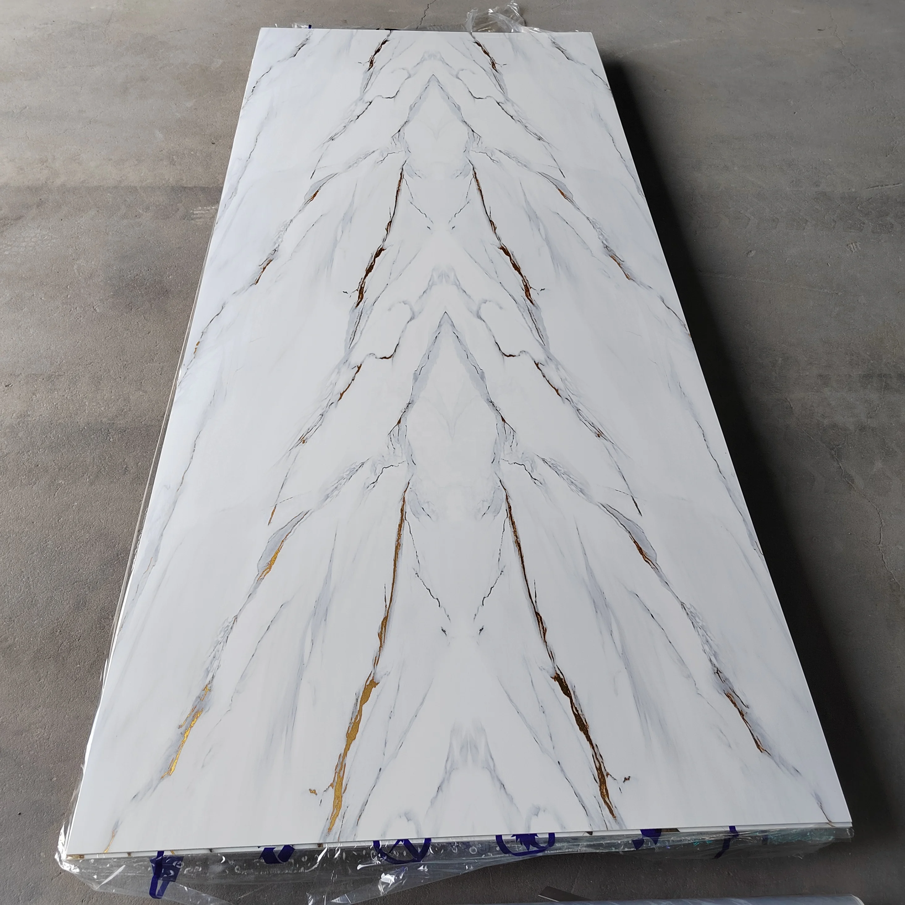 Marbling Wall Panel UV PVC Faux Marble Sheet Flexible Printing Panel ...