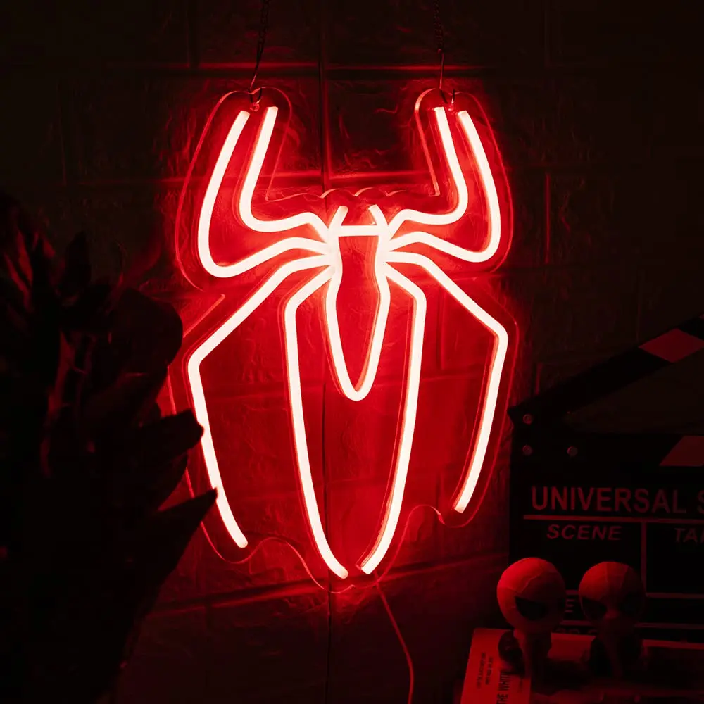 Custom Model Spider Led Neon Diy Decorative Lights Outdoor Signage for ...