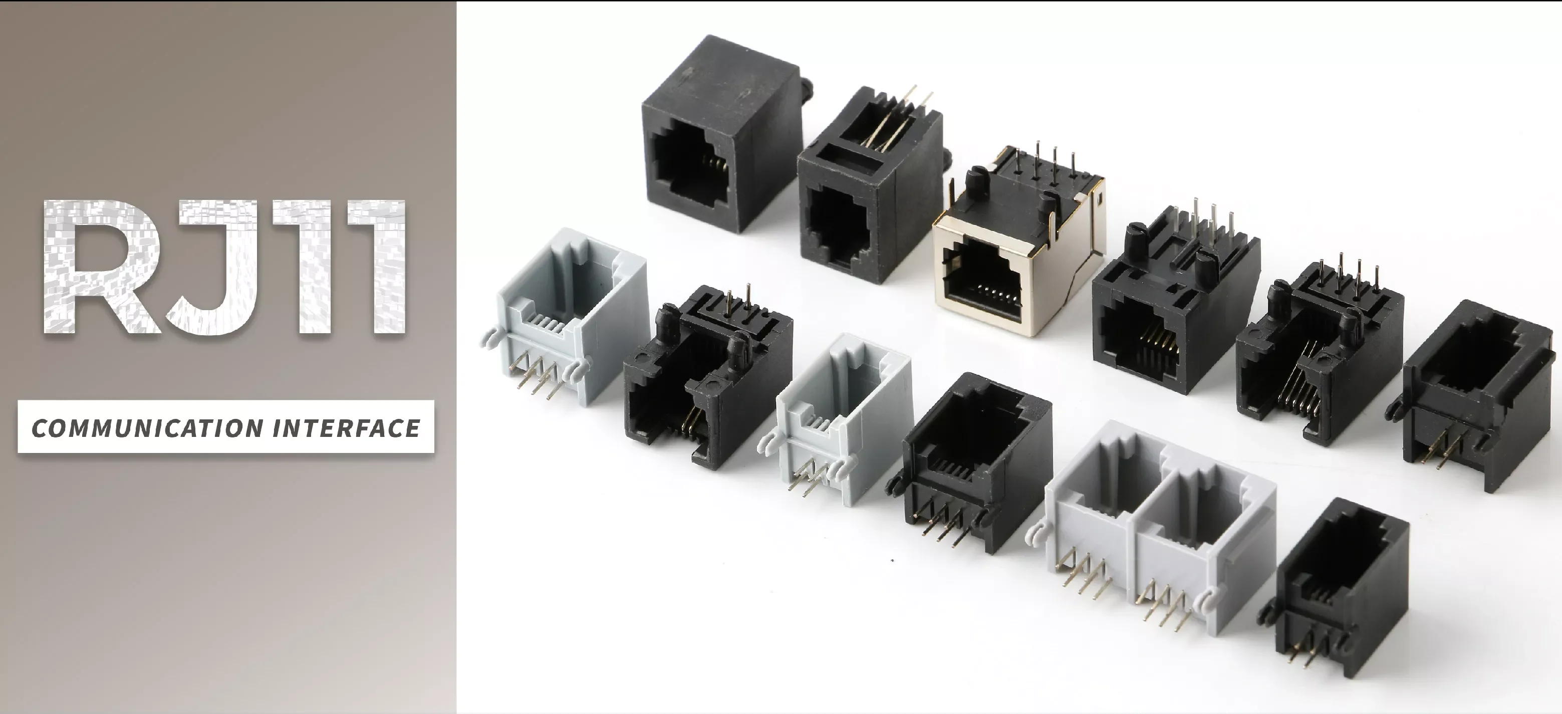 Rj 45 Connectors 8p8c Modular Jack Injection Rj45 8p Female To Female ...