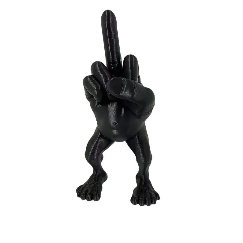 New Middle Finger Figure With Legs Figures Funny Desk Craft Home ...