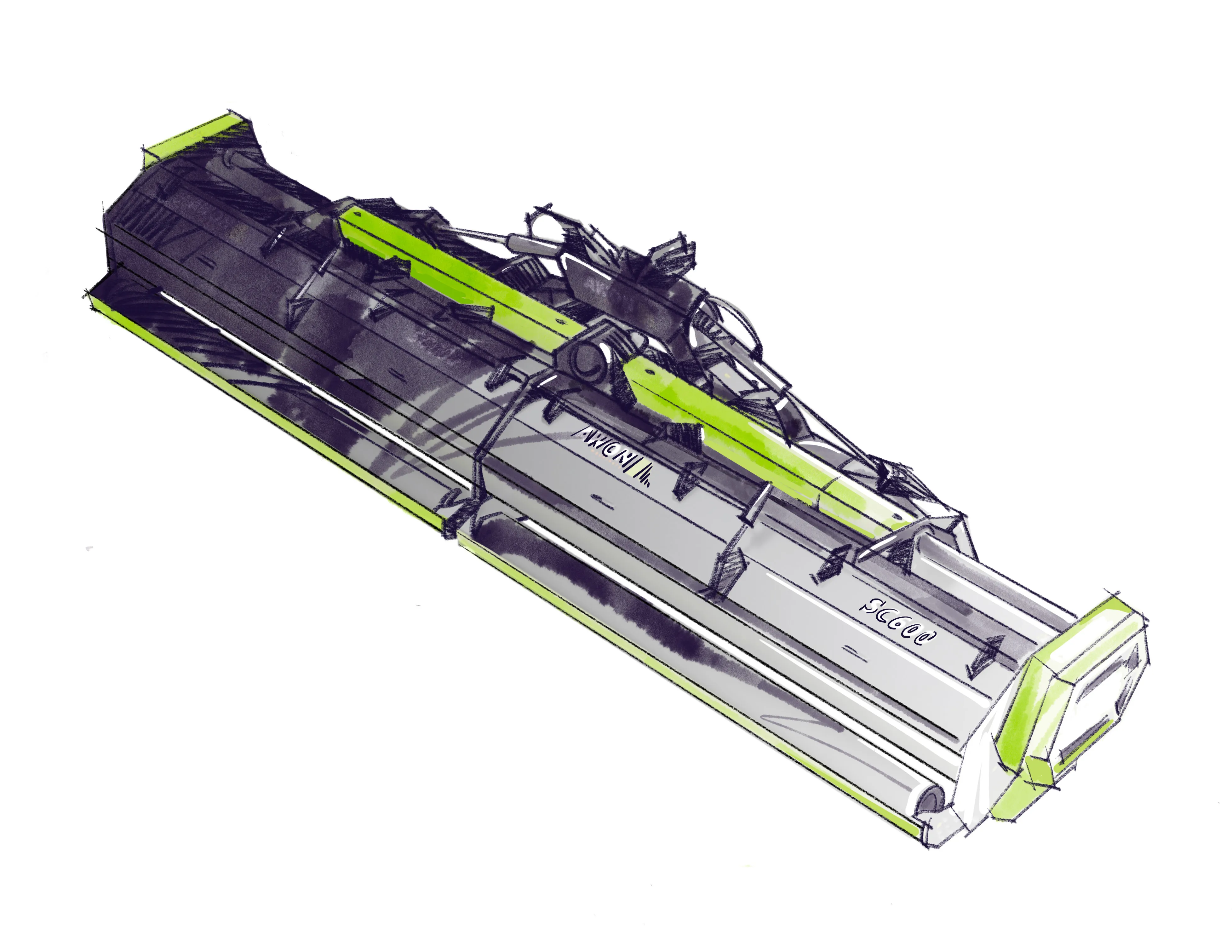 AWON Finish & Rough Cut Flail Mower Hydraulic Front Mowers LFM120 ...