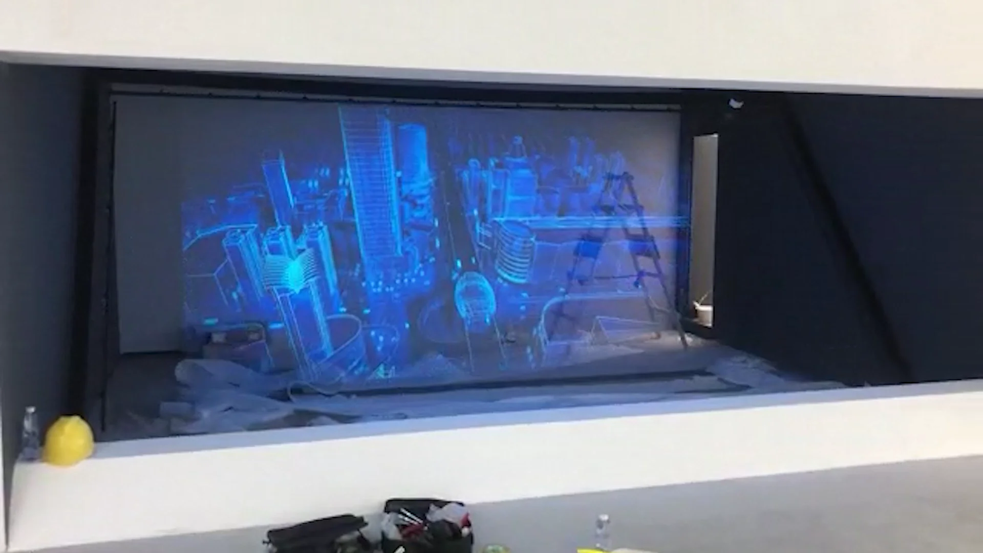 45 Degree Hologram Foil 3d Holographic Projection System 3d Hologram ...