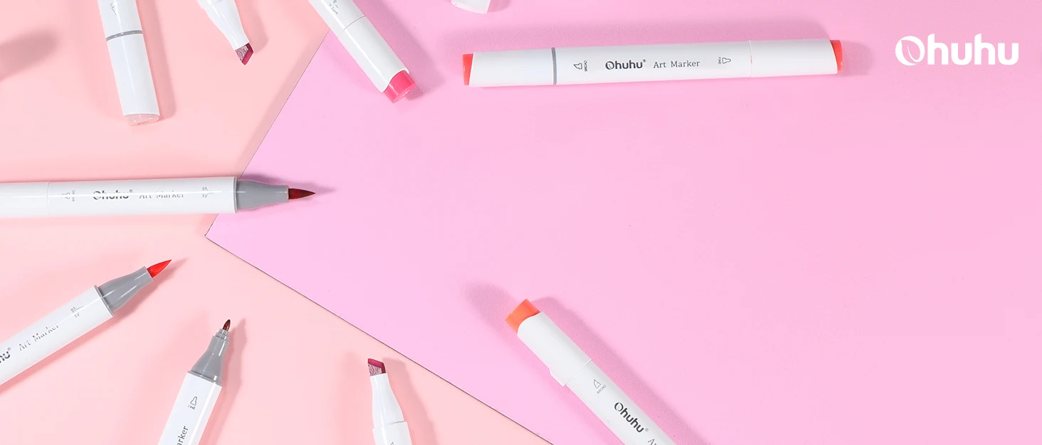 Ohuhu 120-color Alcohol Art Markers Set Dual Tip Sketch Marker Alcohol ...