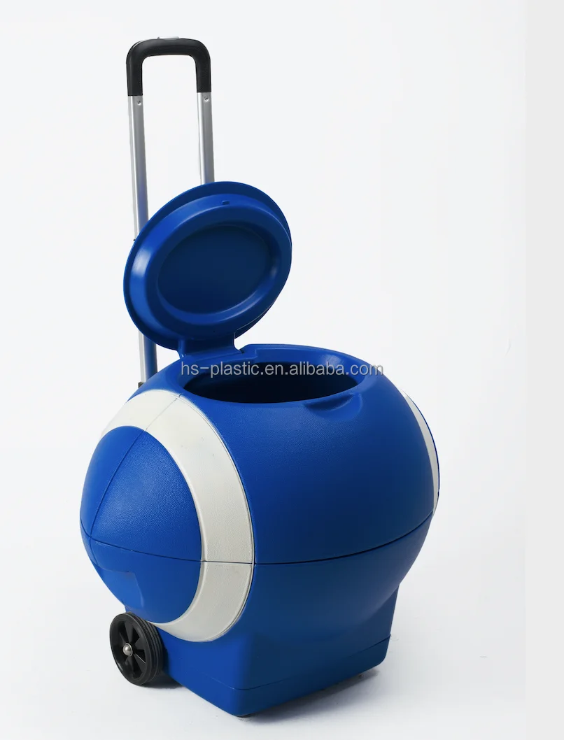 HS Plastic 50L Ball Cooler Box - Ideal for Camping & Outdoor