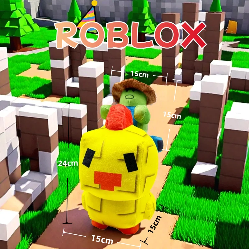 Super Soft Plush Zombies Chickens Fox Raccoon Dragonfly Bee Dolls ...