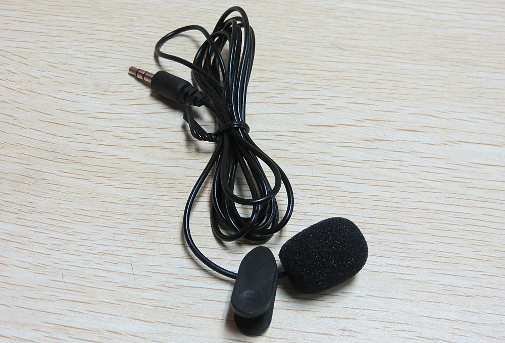 3.5mm Mic For Computers Pc Recording And Conferences Clip-on Lapel Mini ...