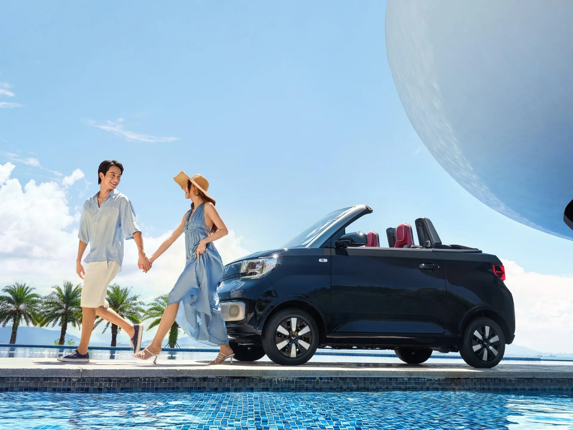 Wuling Hongguang Mini Ev New Energy China's First Convertible Electric ...