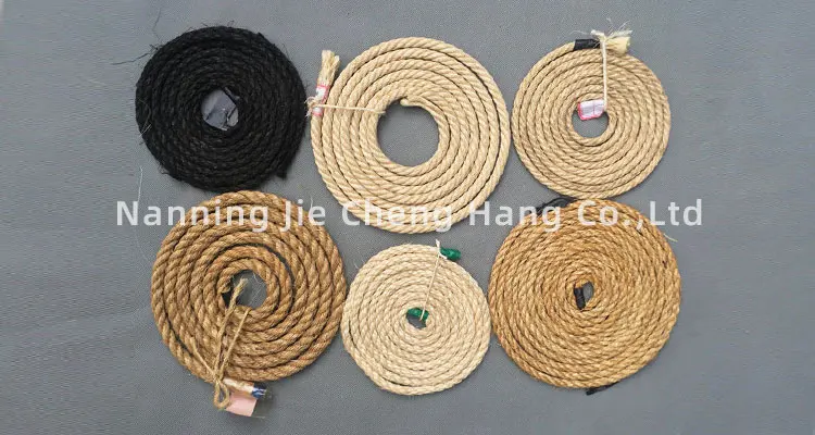 Manila, Sisal, Jute Rope - Natural Fiber Twisted Cordage