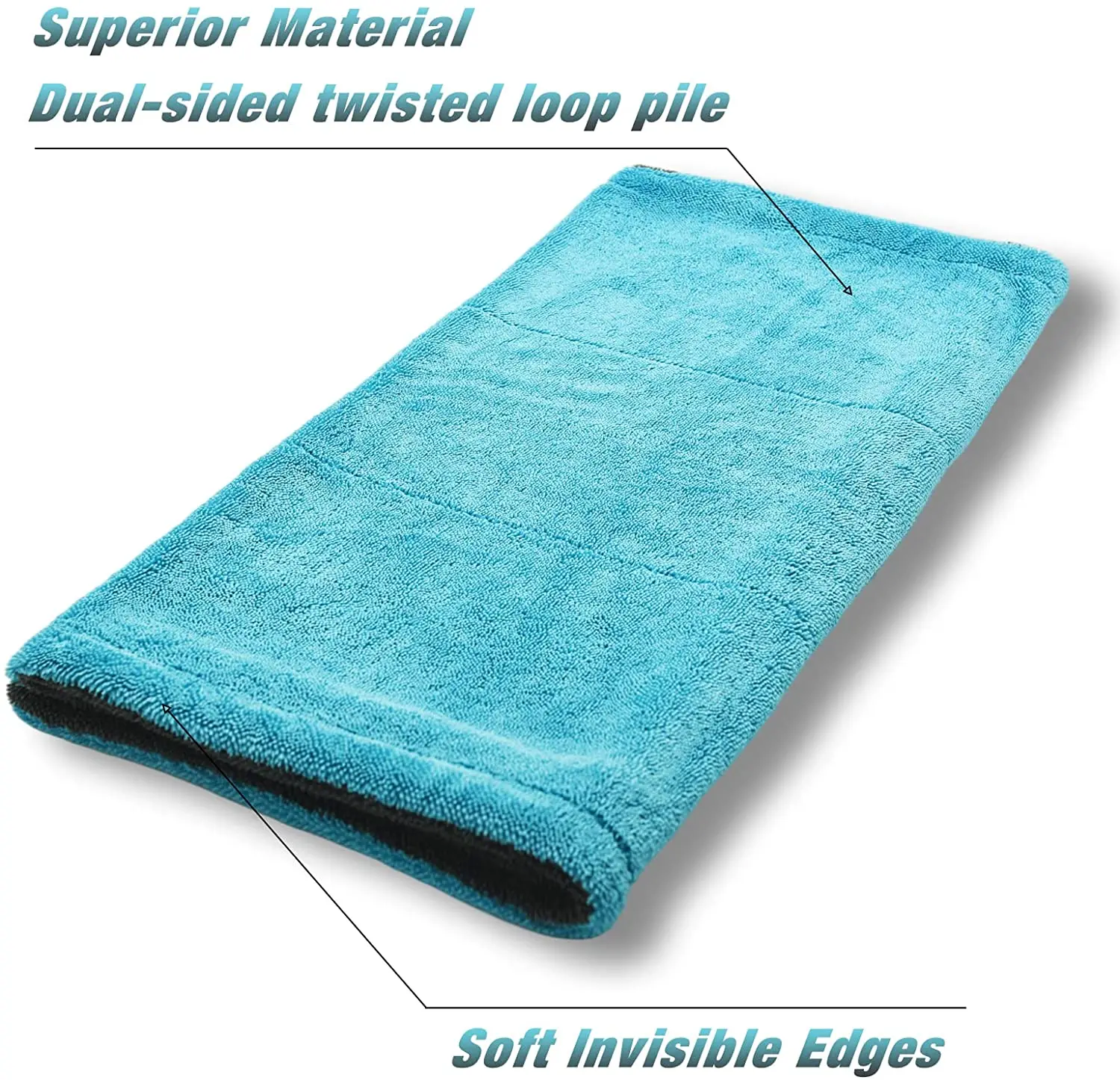 New Microfiber Plush Twist Microfiber Towels Twisted Loop Drying Towel ...