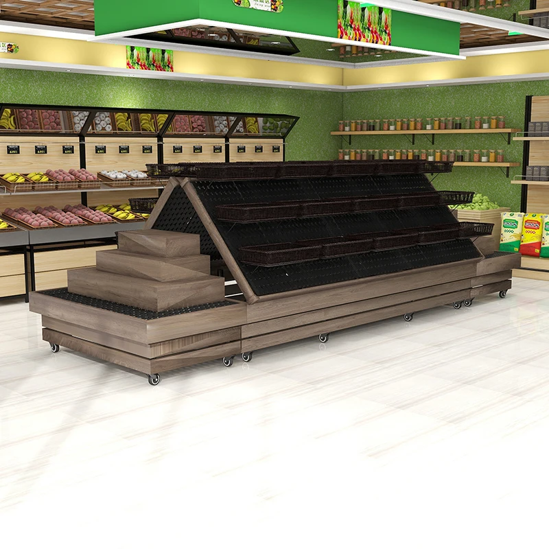 Supermarket Equipment Racks vegetable Display Units Rack For Fruit ...