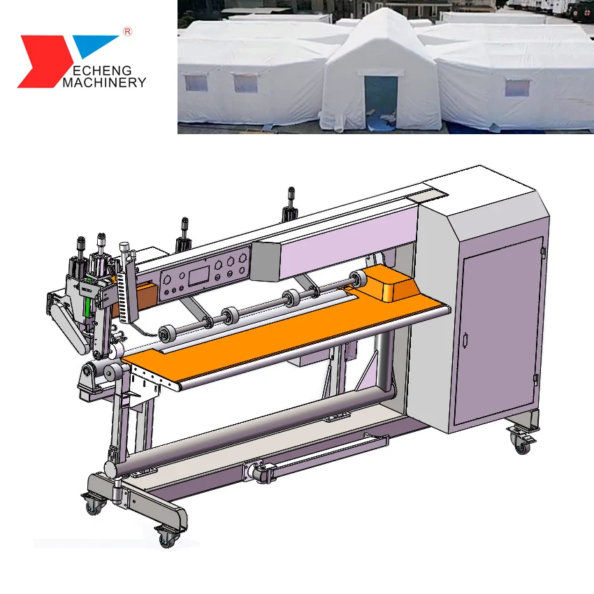 Tarpaulin Jointing Machine with PVC Vinyl Hot Air Welding for Rubber ...