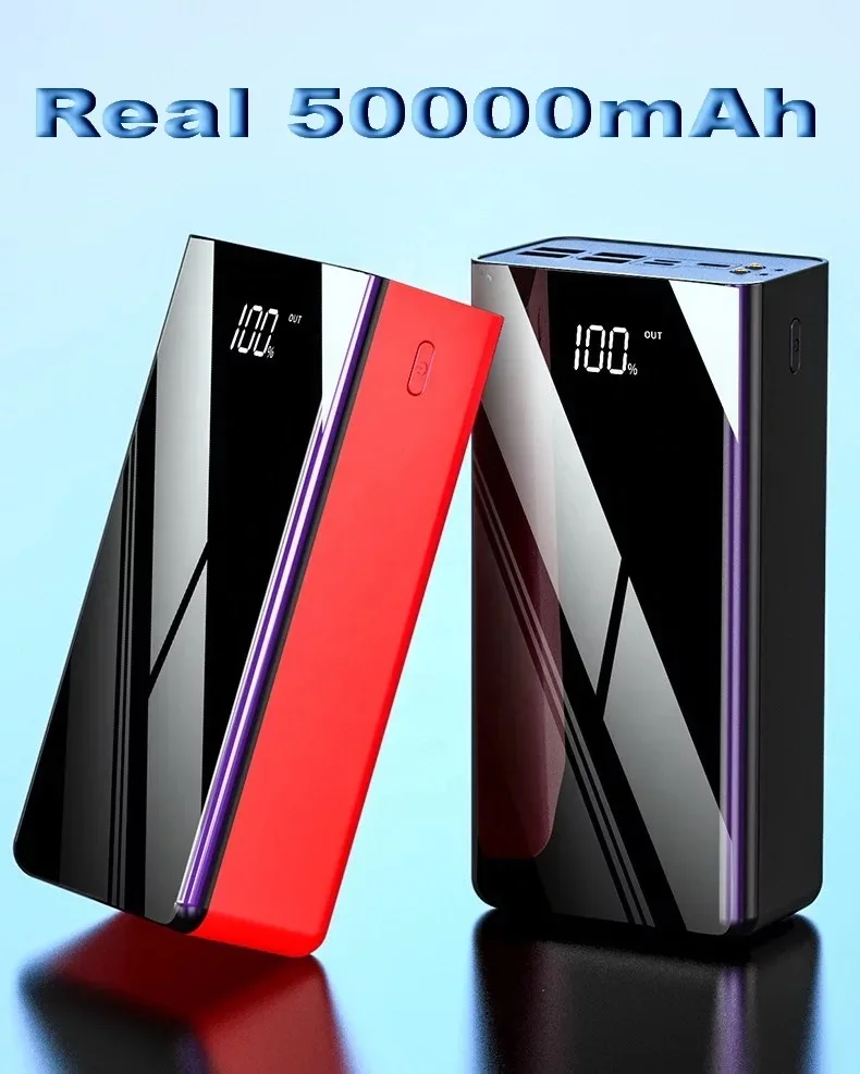 Oem Logo 50000mah Powerbank Larger Capacity Power Bank Portable ...