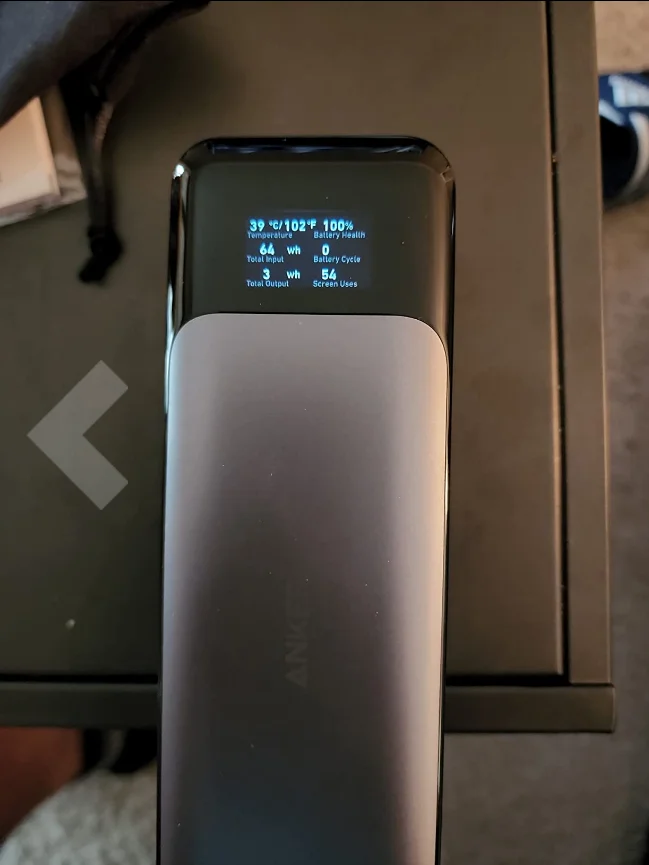 Anker 737 Power Bank Powercore 24k 24000mah 3-port Portable Fast ...