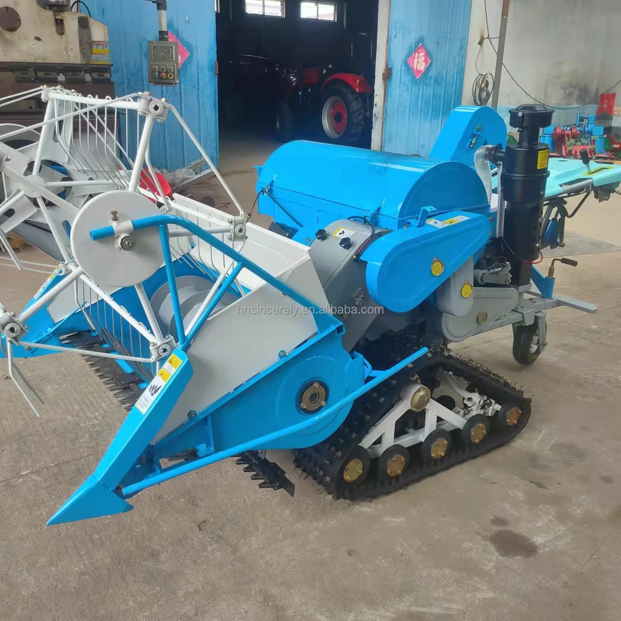 Rice Combine Harvester/ Paddy Handheld Combine Harvester Small Grain ...