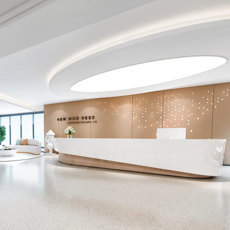 Customizable Large Size Reception Desk - Modern & Durable
