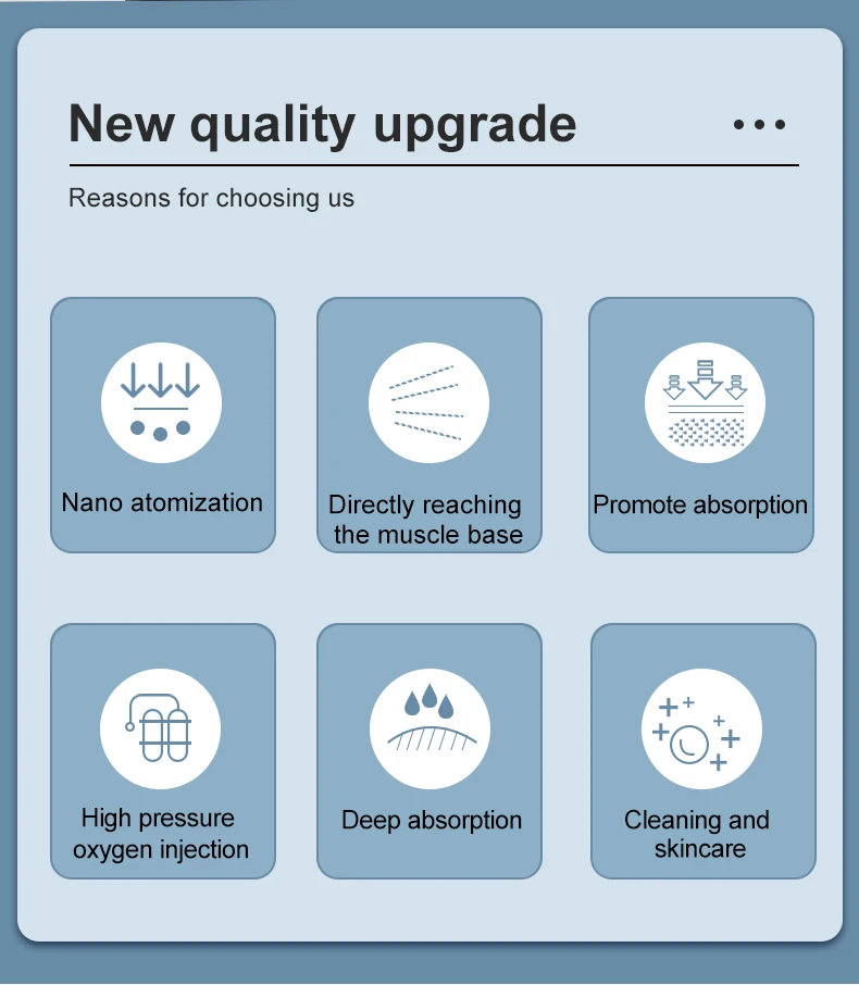 Hand Held Nano Oxygen Injector Spray Beauty Equipment Popular Skin ...