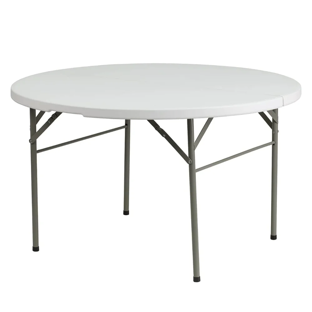 4ft Round Folding Table - Durable & Versatile for Outdoor