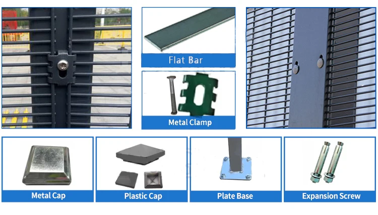 High Quality Galvanized Clear View Anti Theft Anti Cut Fence 358 Anti ...