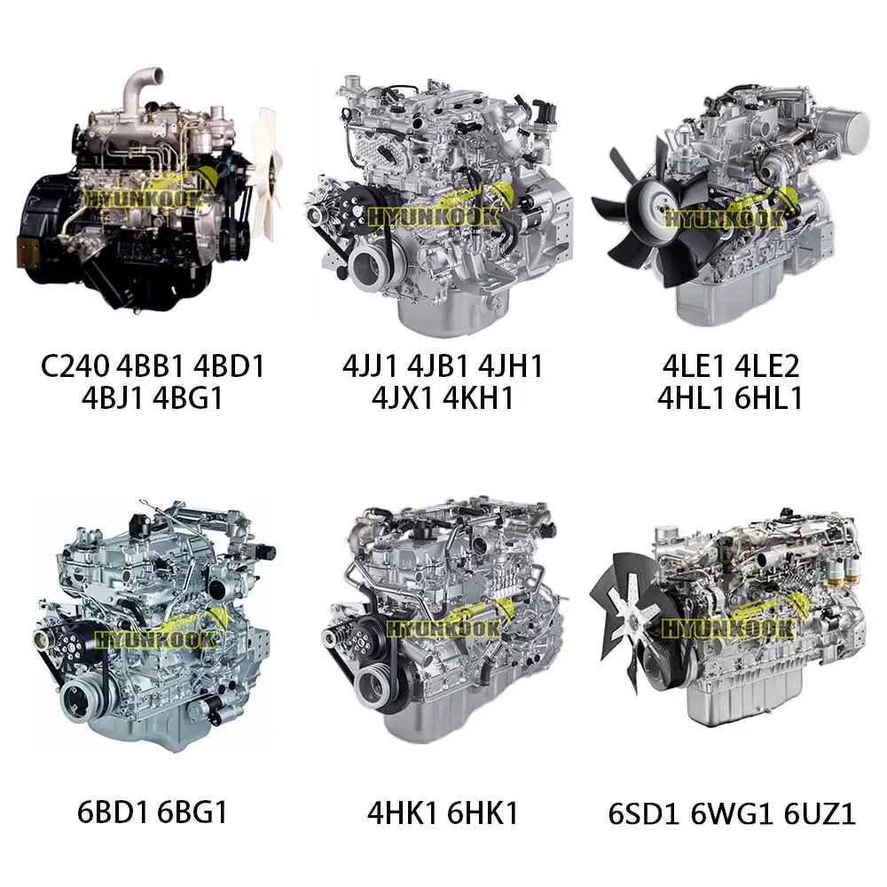 Japan Original 4HK1 Engine for Excavators - 1 Year Warranty