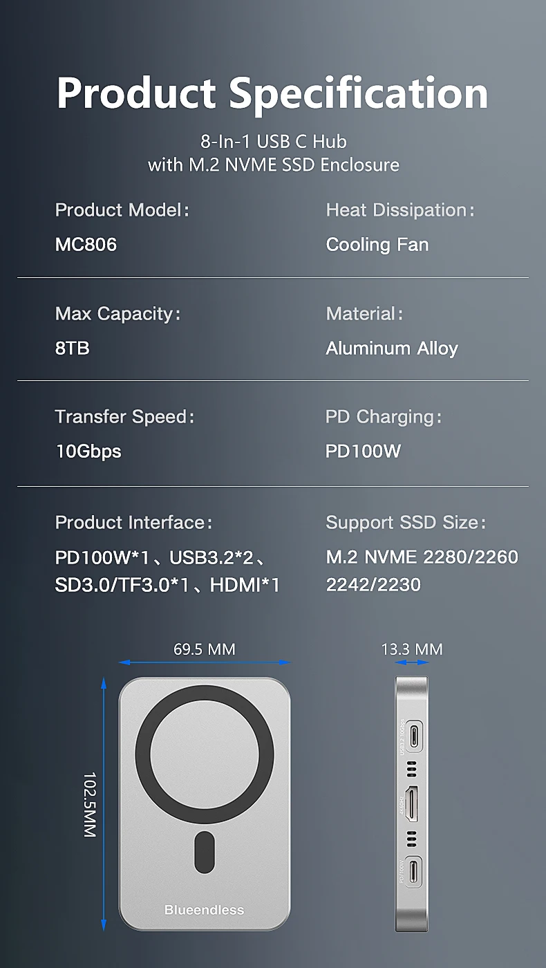 magnetic-8-in-1-usb-c-hub-fast-versatile-and-durable