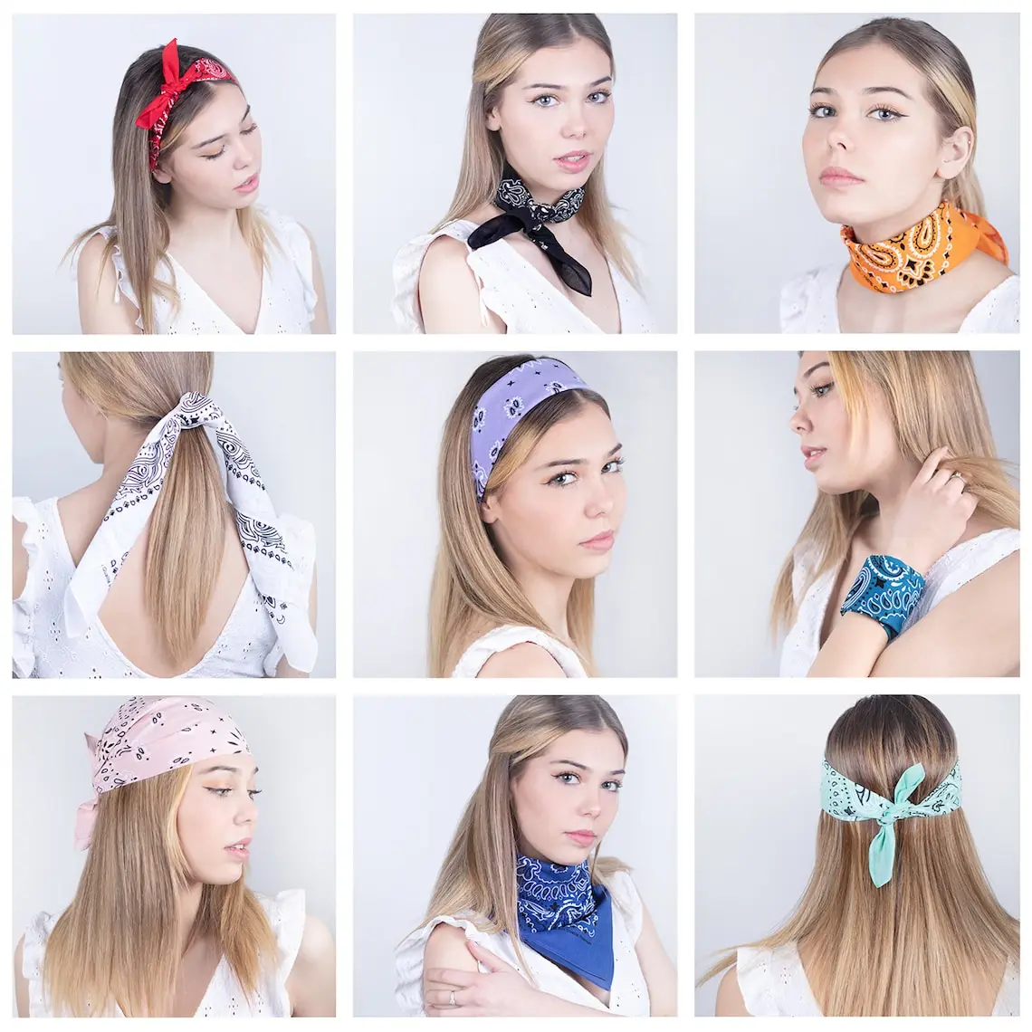 Hengli 2024 Black Manufacturers Directly Supply Polyester Bandana ...