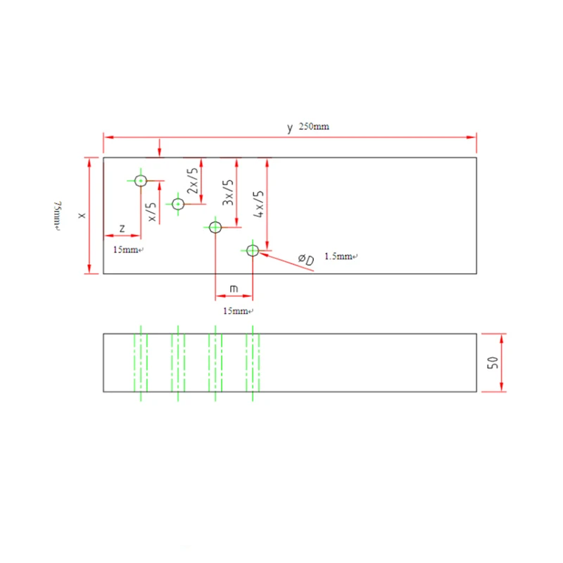 ASME Block DAC Block - Precision Calibration Test Block