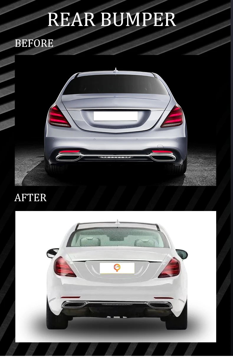 Mercedes S Class W222 Body Kit for Mercedes-benz Year 2018-2021 ...