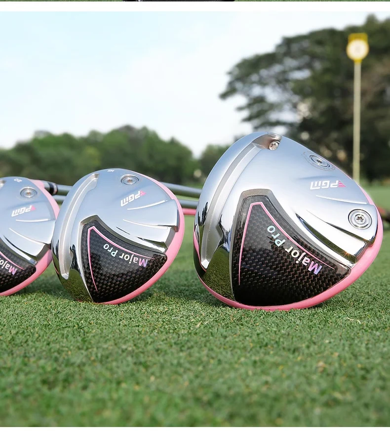 PGM LTG048 Women Golf Clubs Complete Set - Pink & Black