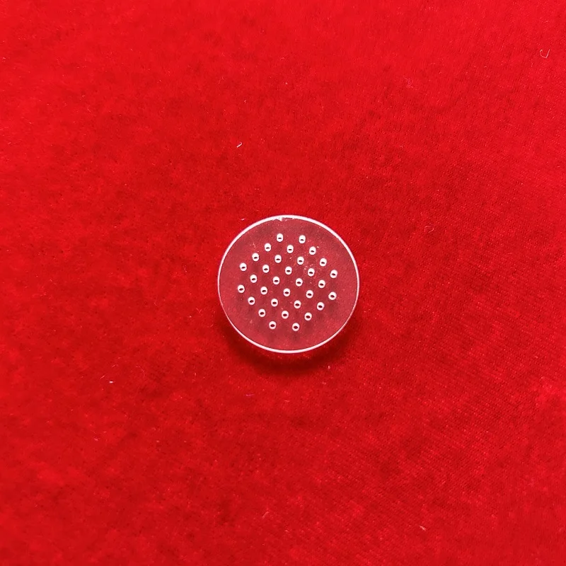 Quartz Glass Laser Perforated Sheet - Corrosion Resistant