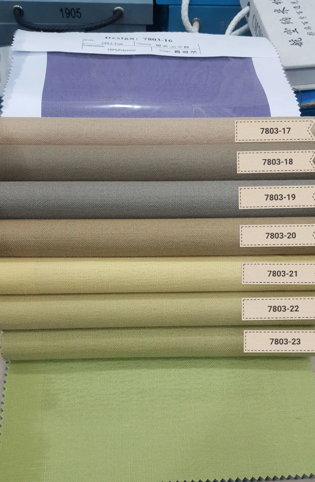 Natural Linen Conference Room Curtains for Dubai Windows