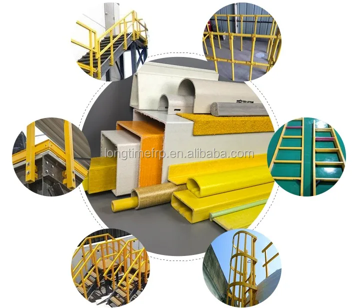 GRP FRP Composite Flat Fiberglass Solid Flooring Panel