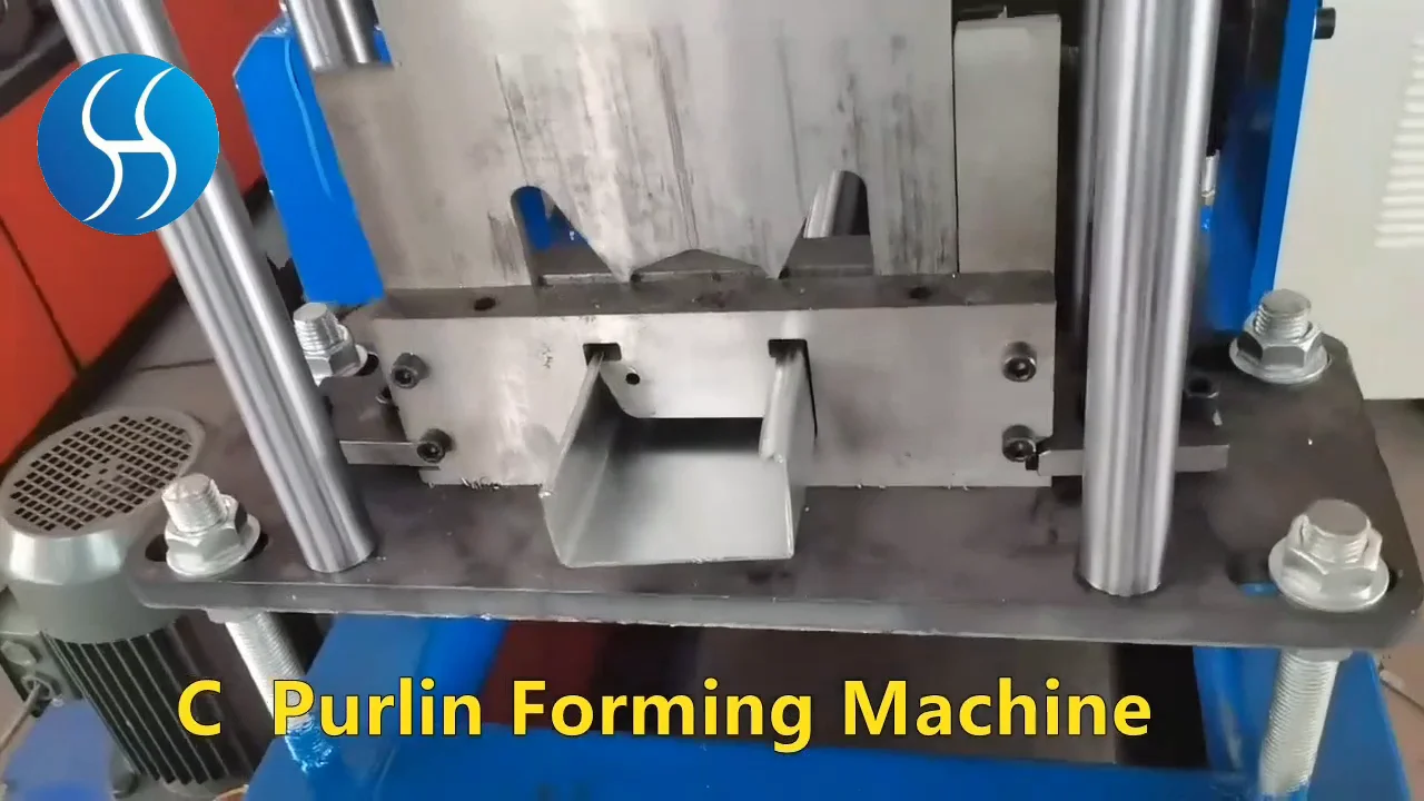 Light Gauge Steel Framing Machine C Stud And Track Channel Profile Cold ...