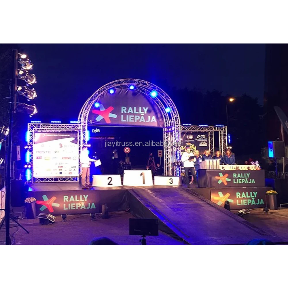 Outdoor Event Concert Mobil Arc Stage Decoration Lighting