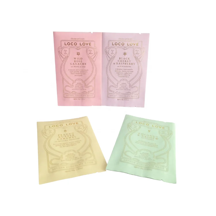 Custom Digital Printing Small Bags for Cosmetic Samples