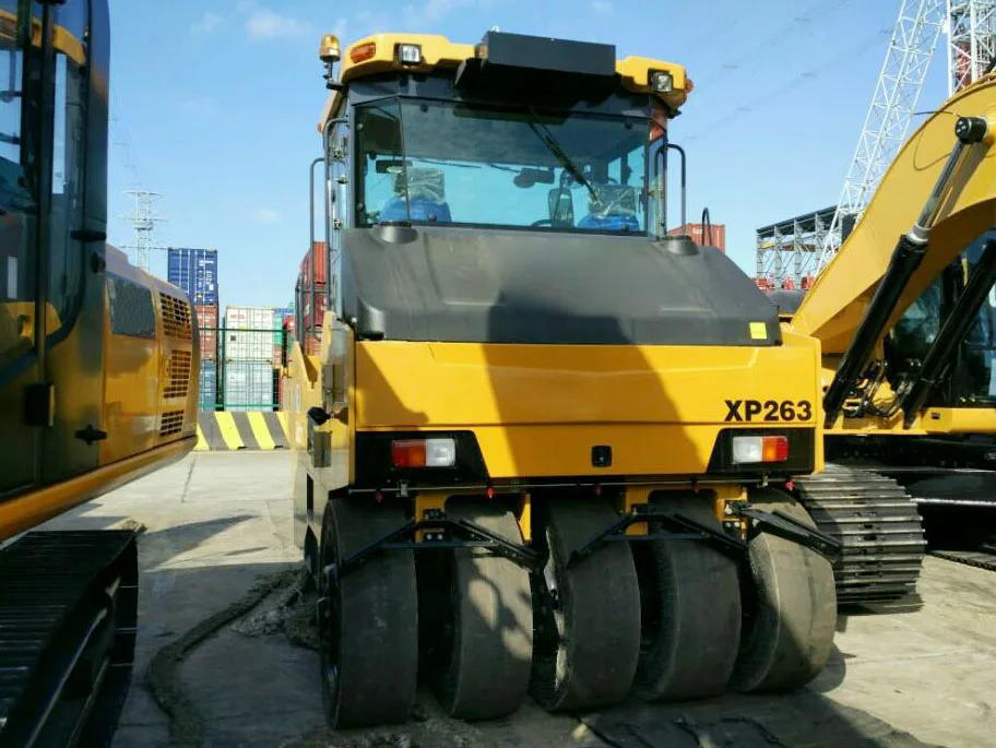 High Efficiency Tyre Asphalt Road Roller Xp263 26ton Hydraulic Asphalt ...
