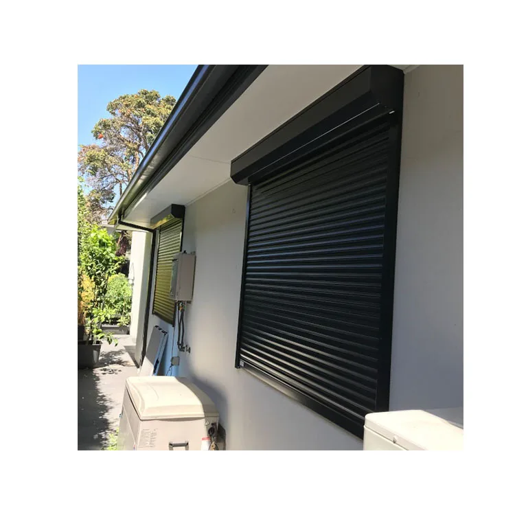 Roller Shutter Sliding Window With Electric Rolling Shutter Window ...