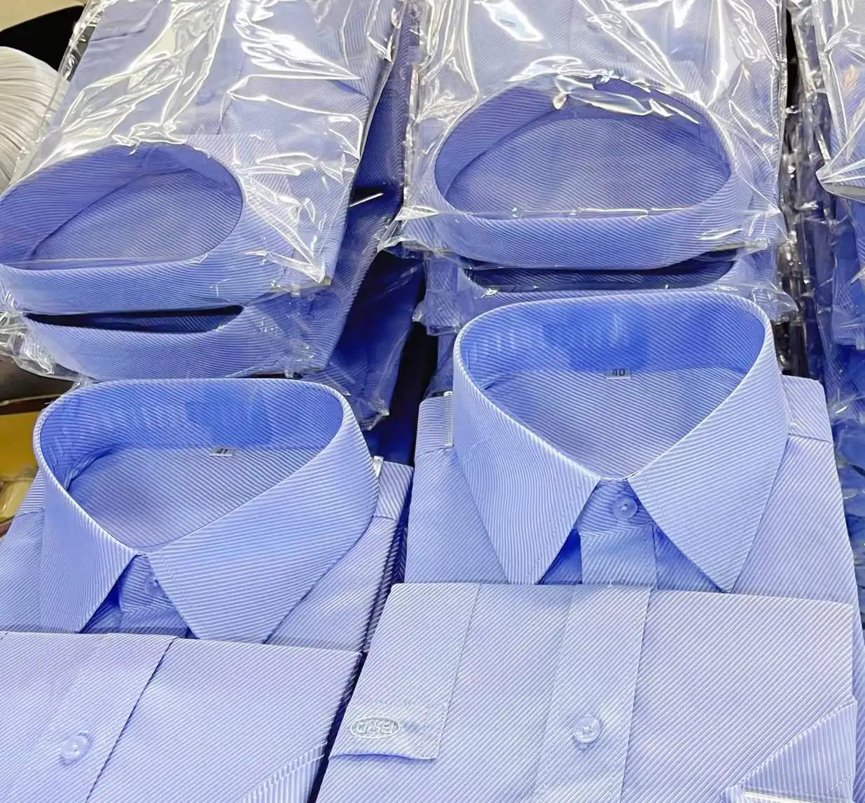 Fused Collar Shirt Primary School Uniforms Long Sleeve Shirt For Girls ...