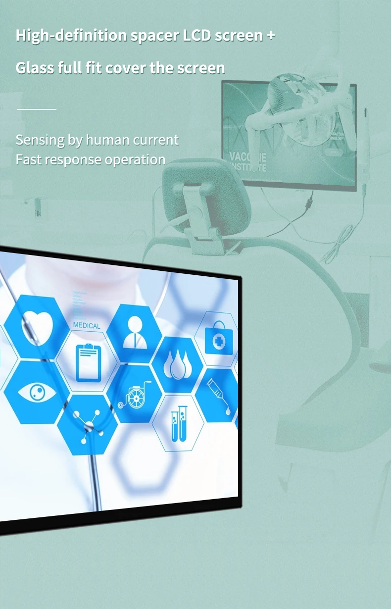 Wall Mounted Medical Grade Emc Tested Ips 13 .3 15.6 17.3 Inch Super ...