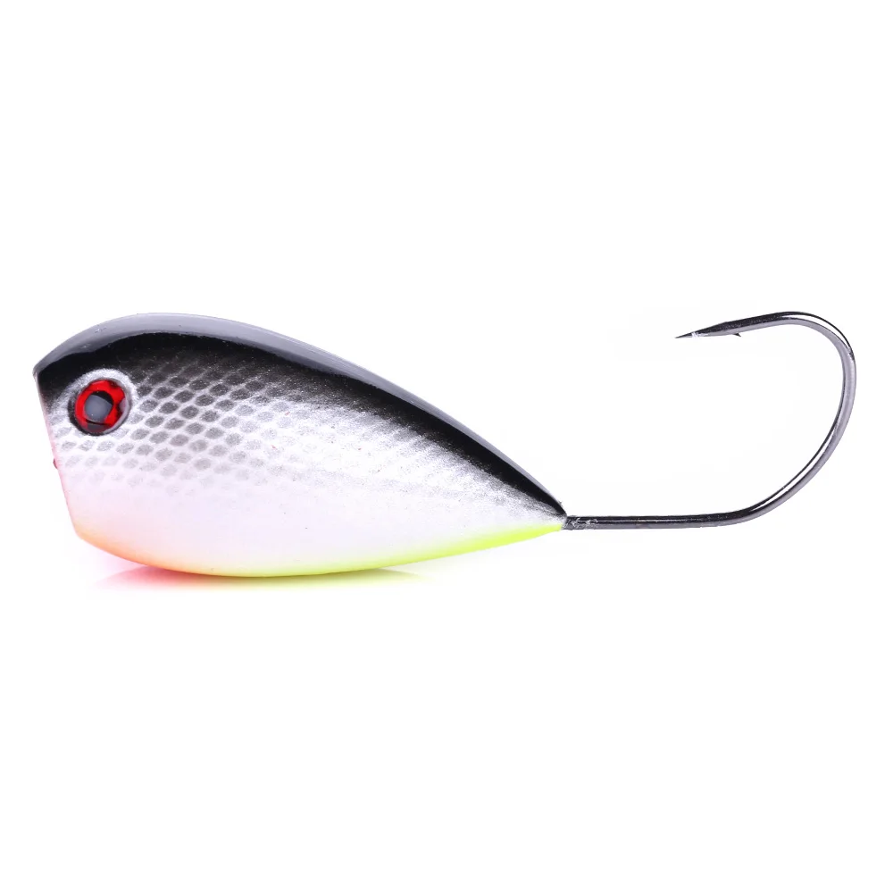 8CM 13G Egg Crank Bait Hard Popper Fishing Bait with Single Hooks ...