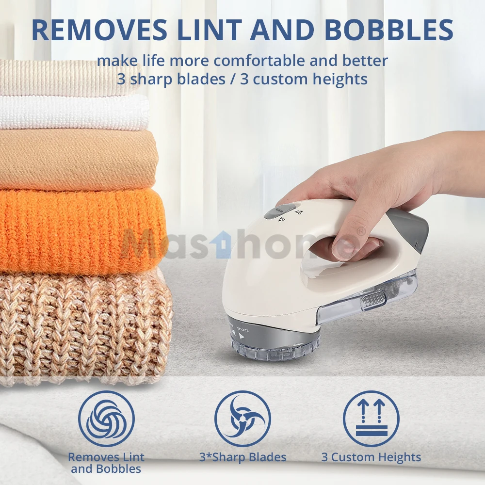 Masthome Electric Fabric Shaver - Safe & Durable Lint Remover