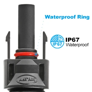 Male Female Photovoltaic Ip68 Waterproof Solar Pv Energy Mc 4 Connector ...