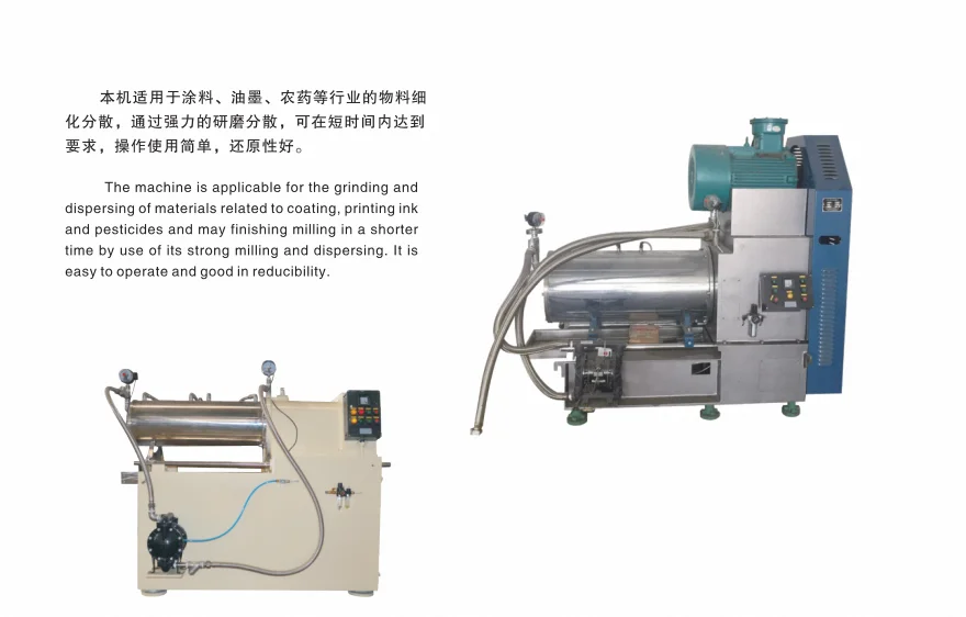 Lab Basket Mill High Quality Paint Sand Mill Machine Horizontal Sand ...