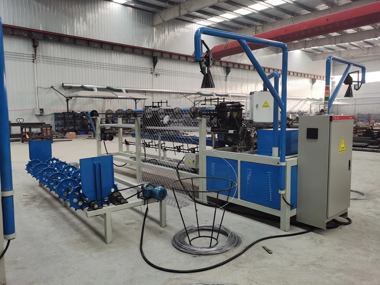 Automatic Chain Link Fence Making Machine Factory High Quality Diamond ...